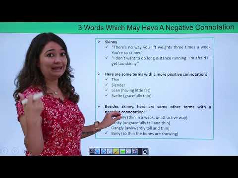3 Words which May Have A Negative Connotation