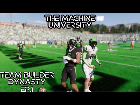 We Used CFB 25 Team Builder and Made The Machine State University