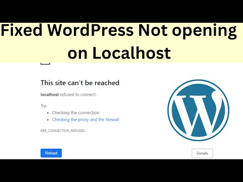 How to Fix WordPress not opening on Localhost in Xampp server || WordPress Not working on Localhost