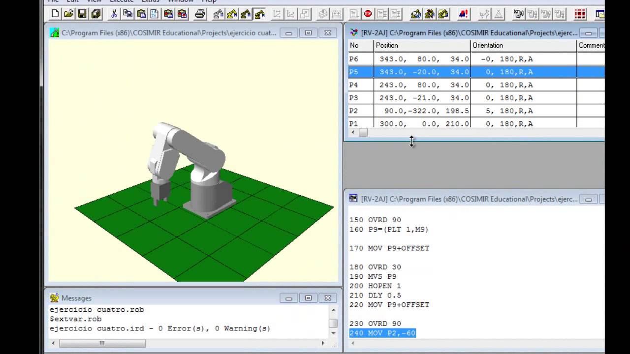 Example 4 Melfa Basic Cosimir