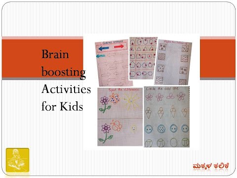 Brain boosting worksheets for Kids