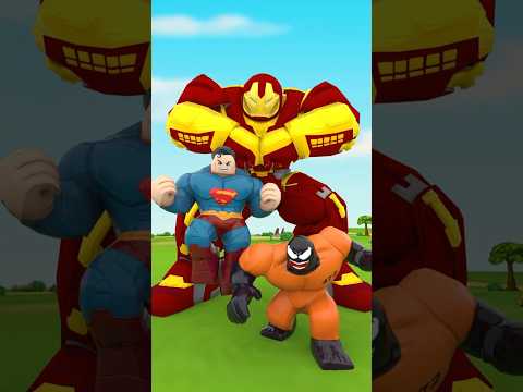 Roblox 3D | From Human to Hulkbuster: Hulk Challenge Transformation Revealed!