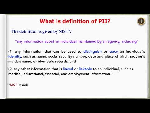 If You Are in the United States You Should Must Know PII