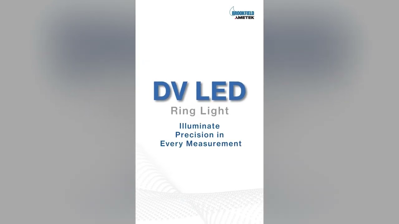 DV Ring Light for Brookfield Viscometers