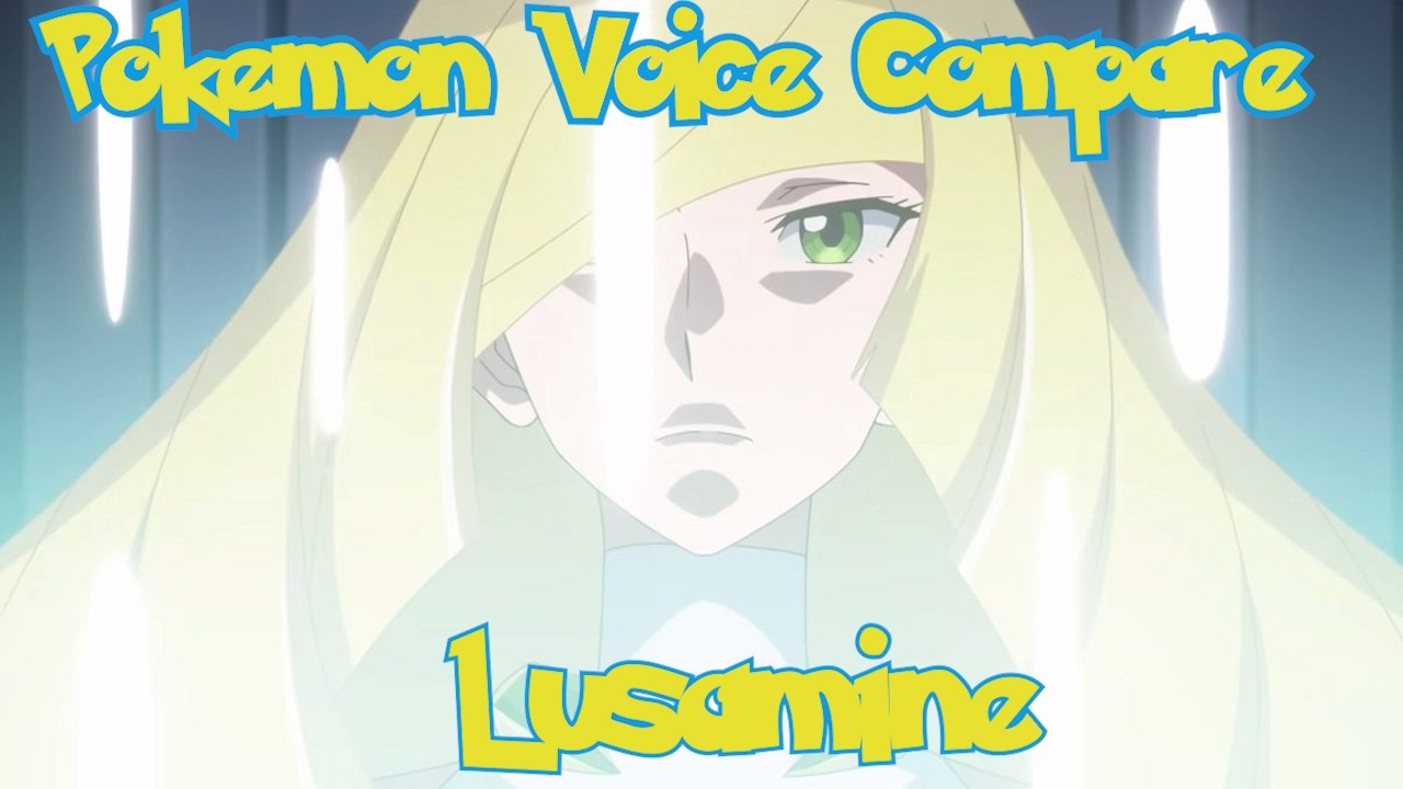 Pokemon Voice Compare - Lusamine