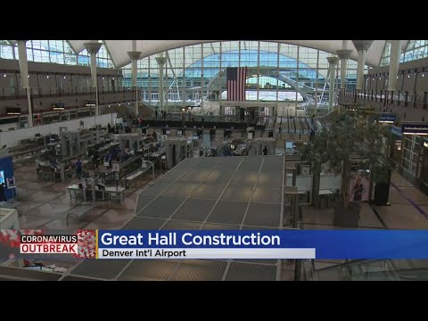 Denver International Airport Working On Construction During Coronavirus Pandemic