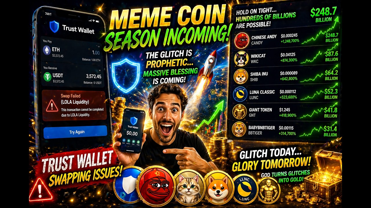 Prophetic Trust Wallet Glitch 100 Billion$! LUNA Confirmation! & Chinese ANDY #ANDWU