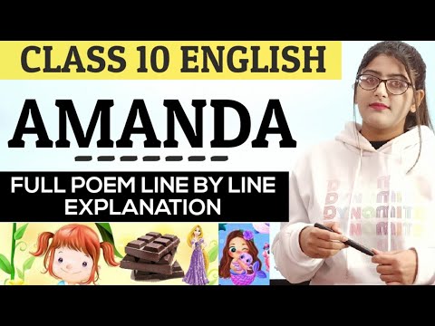 Amanda class 10|Amanda class 10 english|Amanda poem class 10|Class 10 English