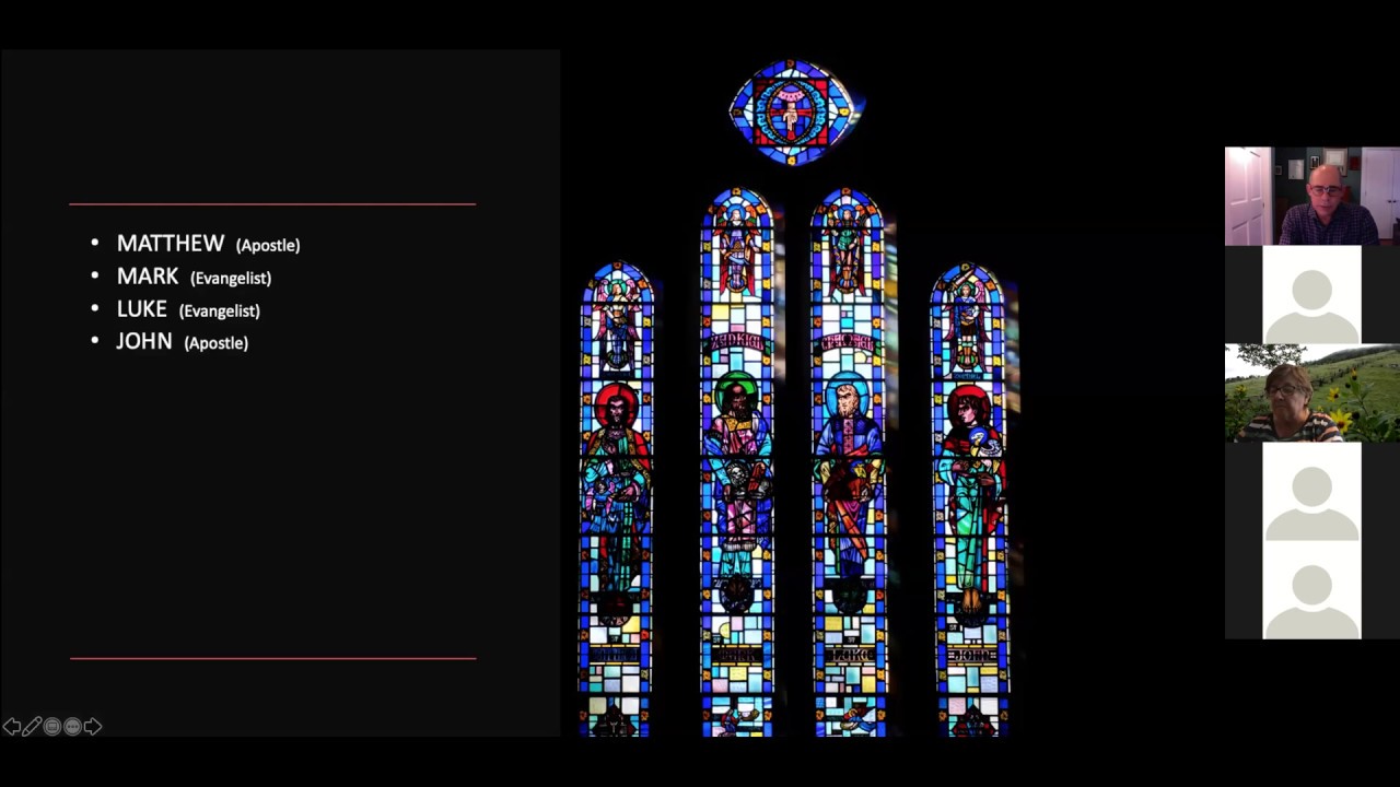 Pentecost Sunday Virtual Tour of St. Ann Stained Glass - on the Trinity and the Holy Spirit