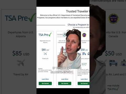 Trick for faster TSA PreCheck #travel #traveltips
