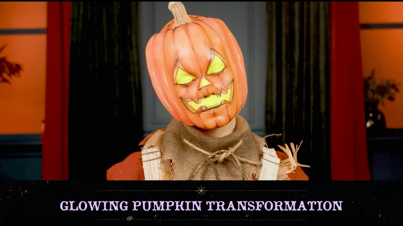 Halloween Pumpkin Makeup