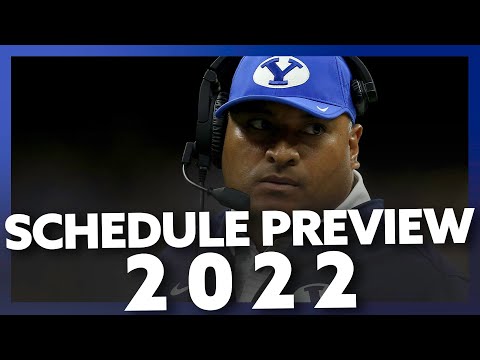 2022 BYU College Football Schedule Preview