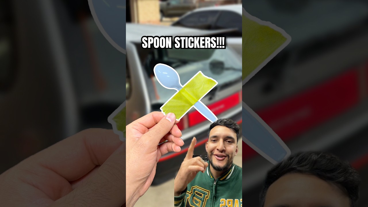 HONDA SPOON STICKERS #civichatchback #hondacivic #iykyk