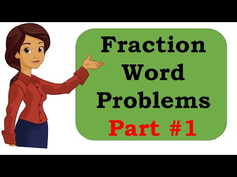 Grade 5 Math : Fraction Word Problems Part #1