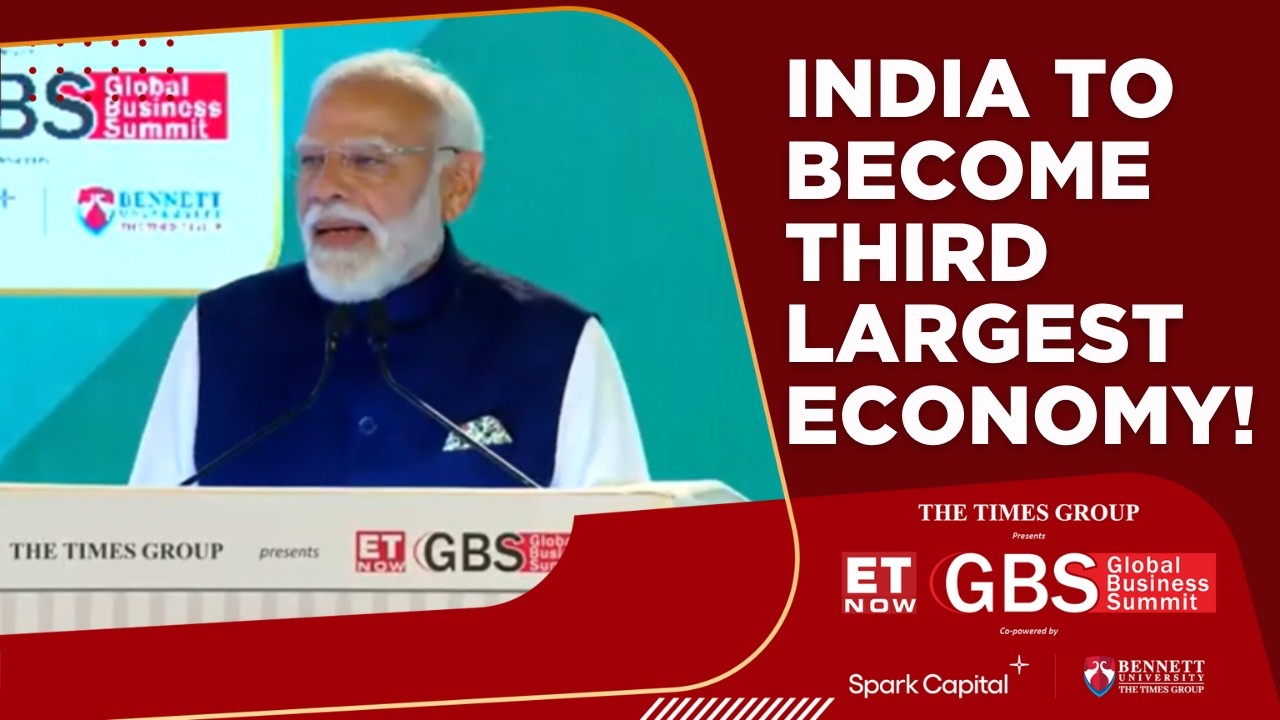 PM Modi Says India Rising Towards Becoming World's Third Largest Economy | GBS 2026 | ET Now