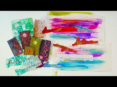 Ephemera - Journal Booklets, Words and Quotes - Part 3 of 5 with Barb Owen - HowToGetCreative.com