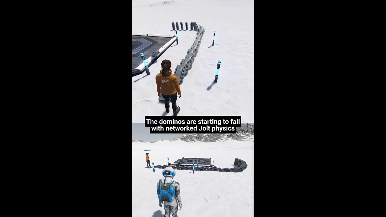 The dominos are starting to fall with networked Jolt physics | Mirror Classic