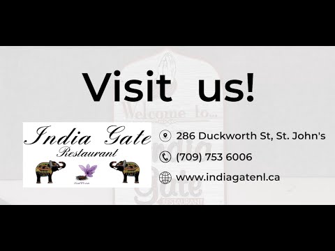India Gate - St. John's Best Indian Food Restaurant