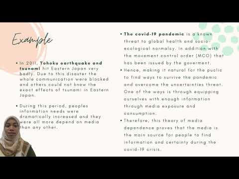 Communication Theory - Media Dependency Theory
