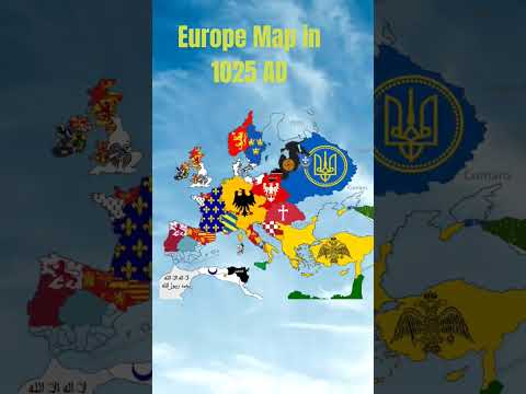Europe in 1025 AD #europe #map #history