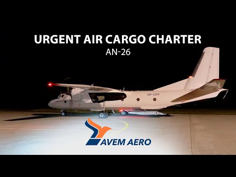 AN26 Urgent Air Cargo Charter with automotive parts