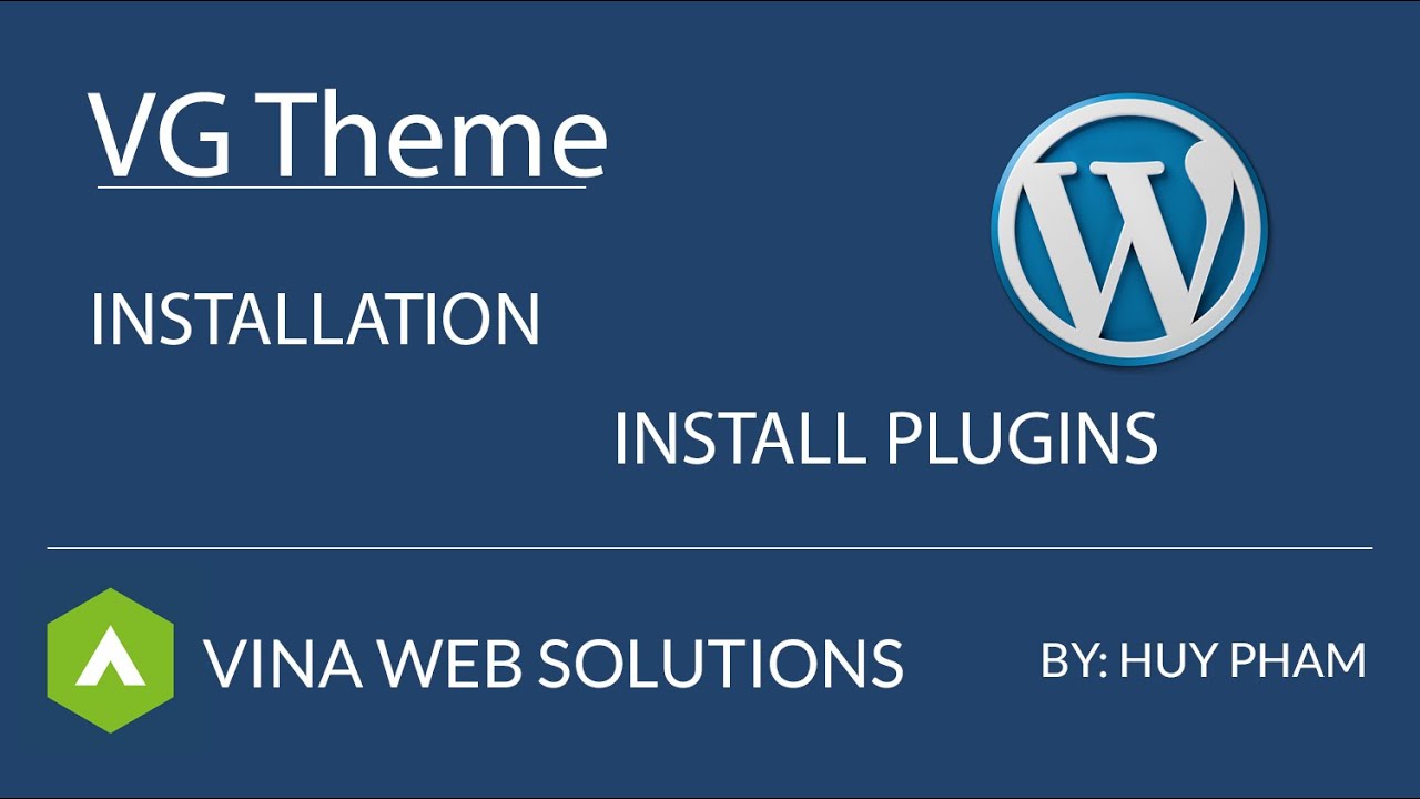 [VG Theme Documentation] Install Plugins