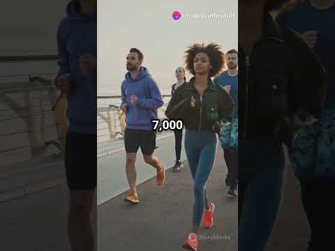 People who walk 10,000 steps #health