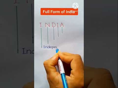 Full form of India || India full form #india #shorts#indian