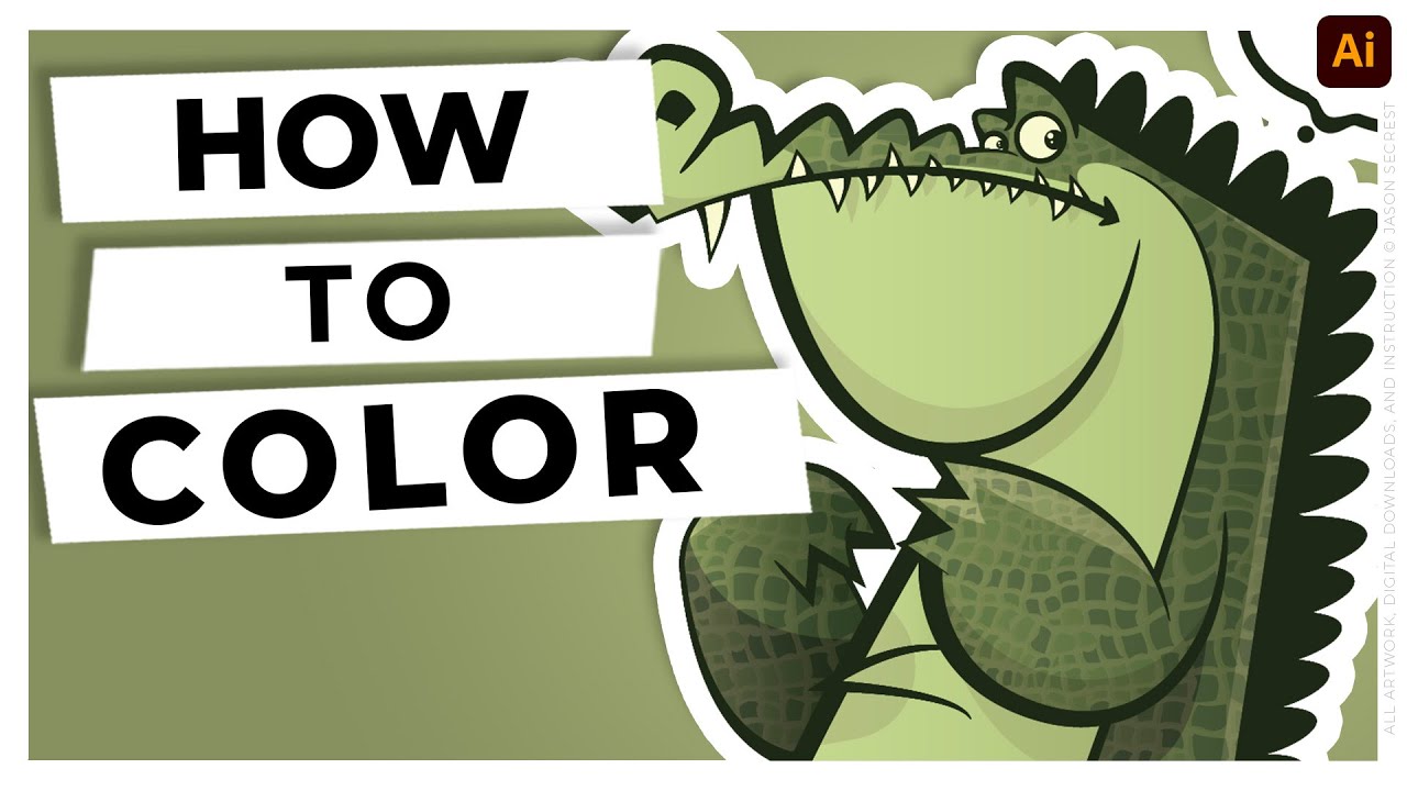 Adobe Illustrator Tutorial: How to Color