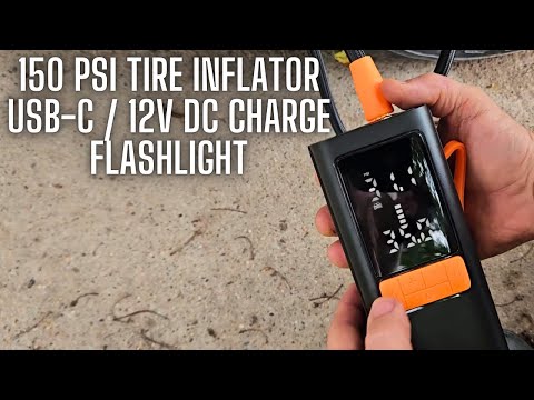 Tire Inflator | Portable Air Compressor | 150PSI | 12V DC Air Pump