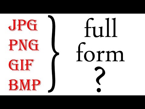 JPEG,PNG,GIF,BMP full form