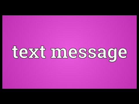 Text message Meaning