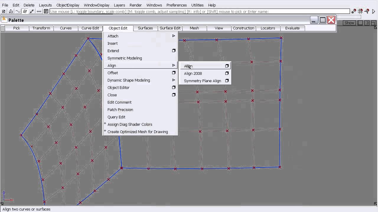 Autodesk Alias Align Tool Part 1