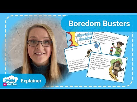 Beat Children's Boredom With This Five Minuet Boredom Busters