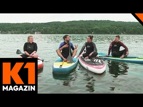 Stand Up Paddling: Wie gut sind günstige Boards vom Discounter? | K1 Magazin | Kabel Eins