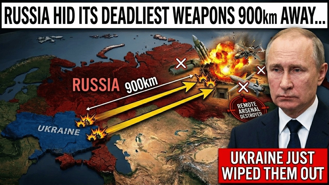 Russia Hid Its Deadliest Weapons 900km Away… Ukraine Just WIPED Them OUT