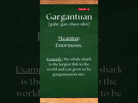 Pronounce GARGANTUAN the right way #shorts #shortsvideo #pronunciation #english #Gargantuan #viral
