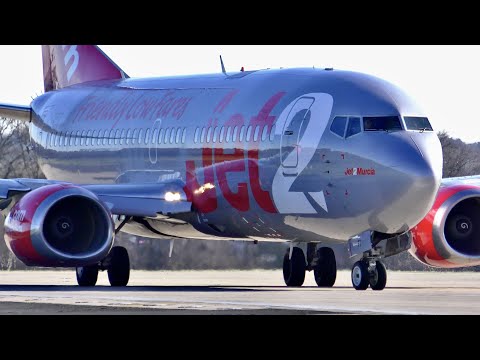 Incredible Up Close Airplanes at Leeds Bradford Airport | Plane Spotting April 2023
