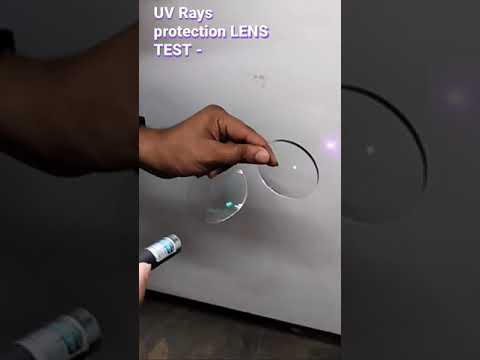 UV PROTECTION LENS TEST #uvlens #physics