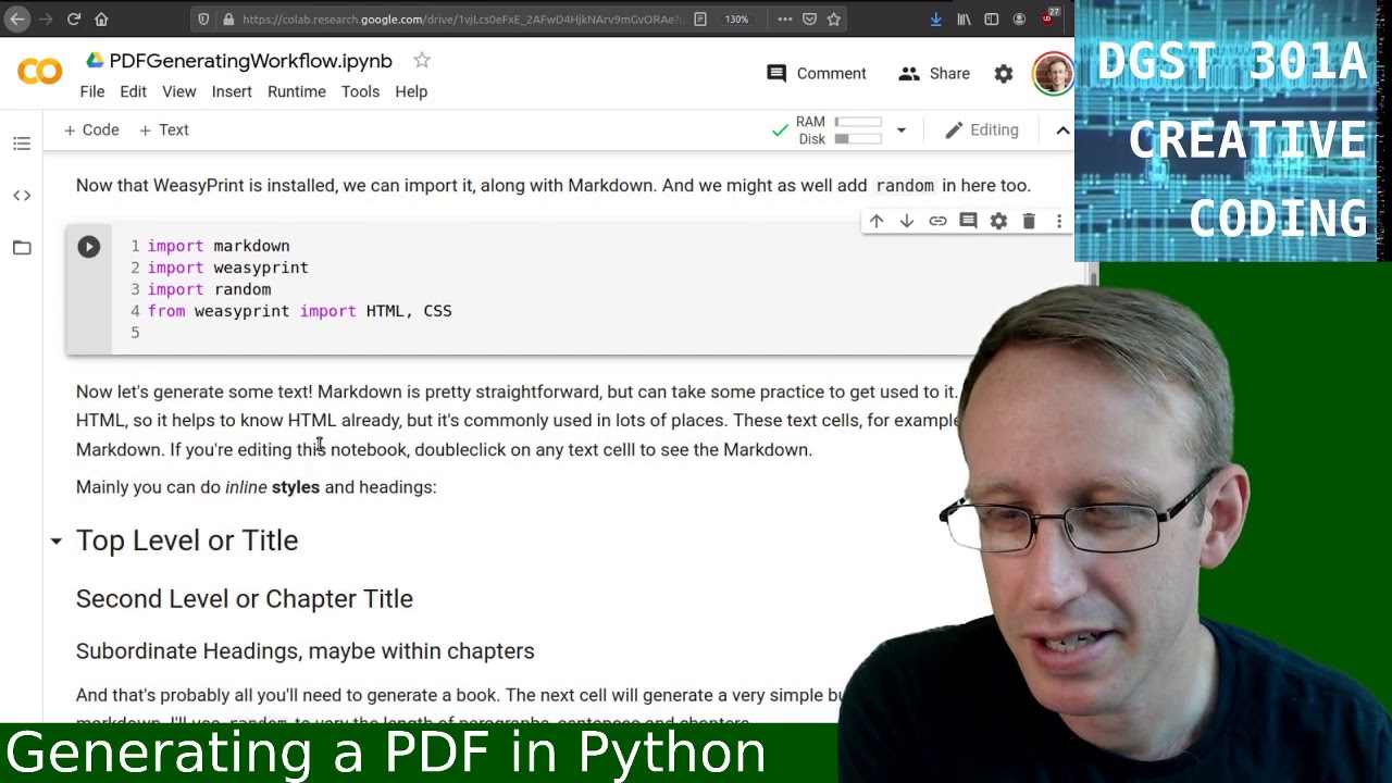 Generating a PDF in Python