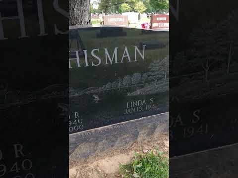 My wife and I found a tombstone with our names on it.