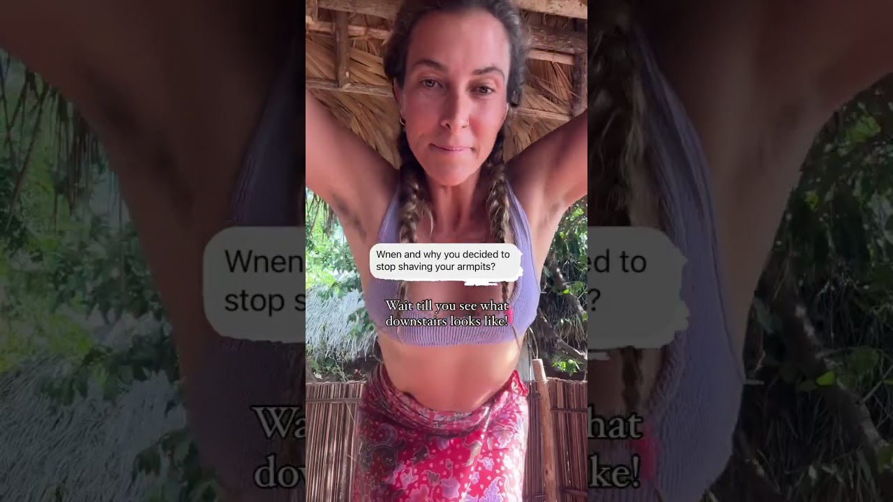 Normalizing women’s body hair #womenempoweringwomen #bodyhair
