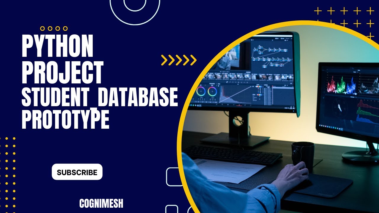 Python Building a Student Database Application with GUI #canva #clipchamp #python #project #students