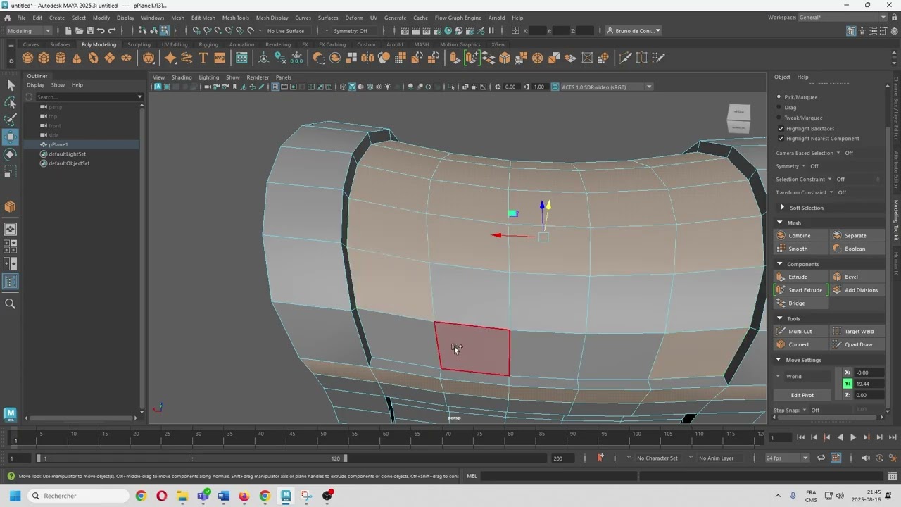 Exercices de modélisation 2025 - Solution pour la modélisation du coffre