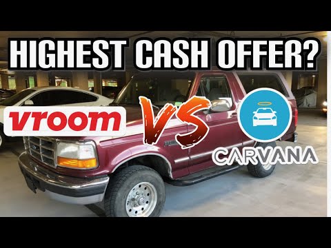 Where To Sell Your Car For the Highest Instant Cash Offer Possible | Vroom vs Carvana