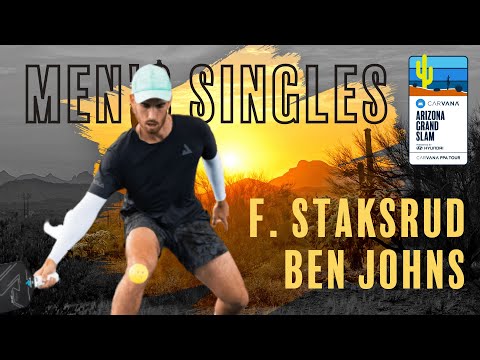 Carvana Arizona Grand Slam - Men's Singles Semifinals - #1 Ben Johns vs #4 Federico Staksrud