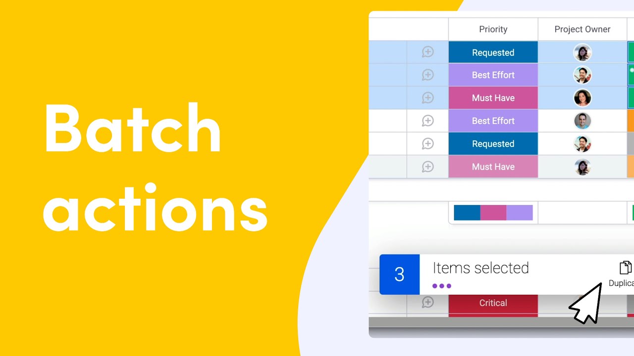 Batch actions | monday.com quick tips