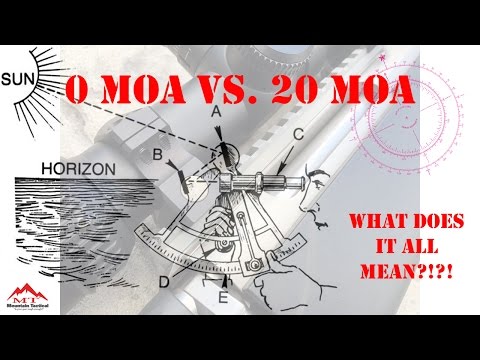 0 MOA vs  20 MOA What Does it All Mean?!?!