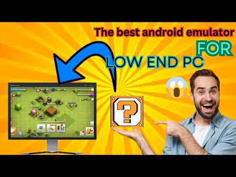 The Best Android Emulator For low End PC 😱😱🔥🔥 (100%)