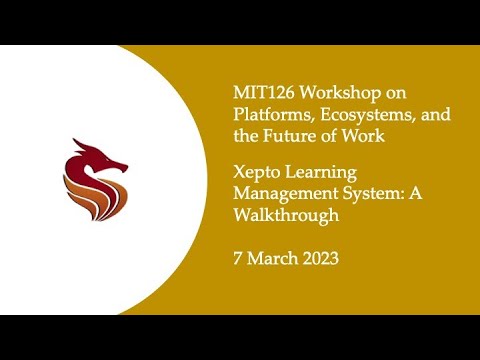 Walkthrough: Xepto Learning Management System Basic Features (powered by Moodle)